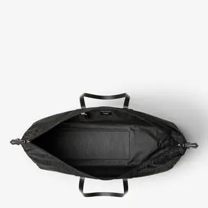 Fendi Duffle Foldable, Black Ff Zucca Superlight Fabric Duffle Bag